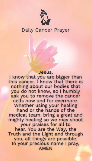 #250 New Daily Prayer card Pink QR Code on back - sold in bundles of 3 ...